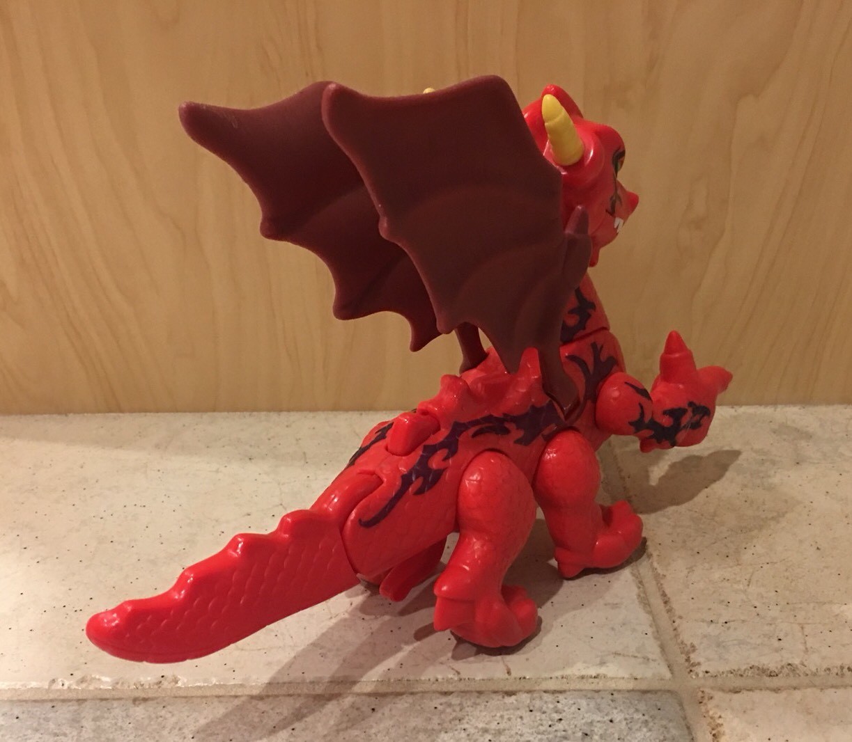 Fisher Price Imaginext Red Six Legged Dragon Action Figure 2009 Castle ...