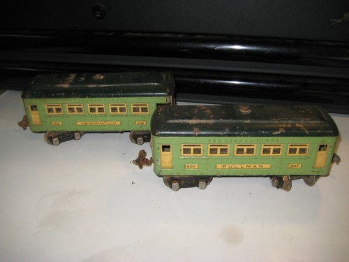 Lionel train o scale 607 608 observation carts | eBay