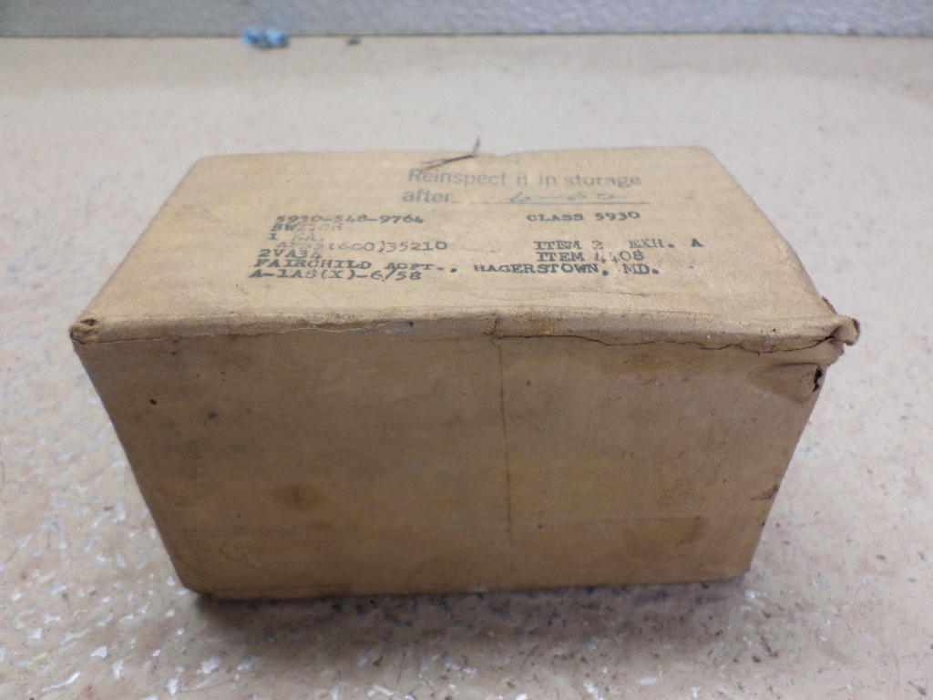 NEW SURPLUS WARBIRD/MILITARY/VINTAGE AIRCRAFT MICRO SWITCH 2VA34 | eBay