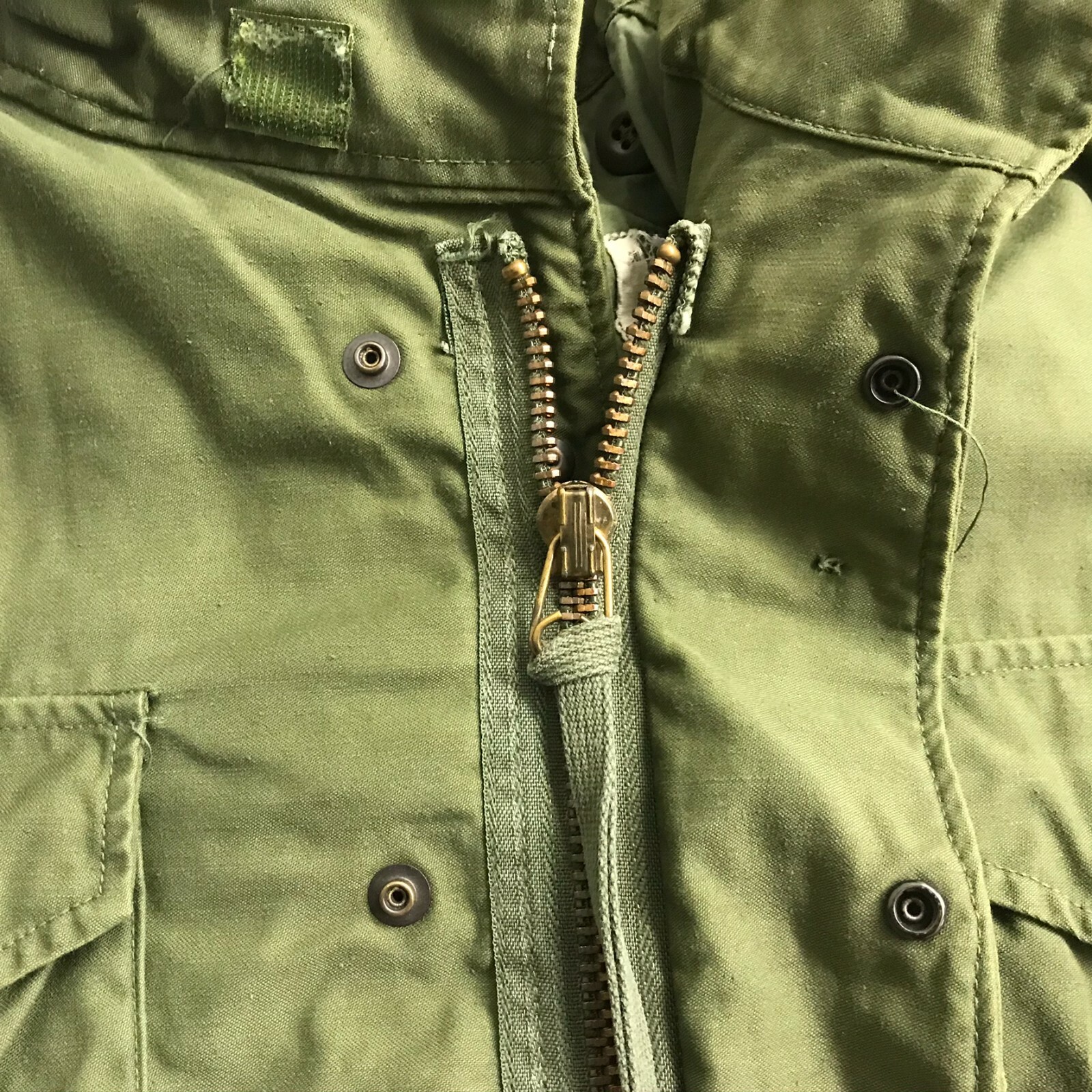 Vintage US Army M65 Field Jacket, Brass Zipper 3rd Medium K-25 | eBay