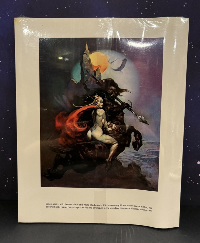 Vintage Comic 1975 Fantastic Art Of Frank Frazetta & 1977 Book Two ...
