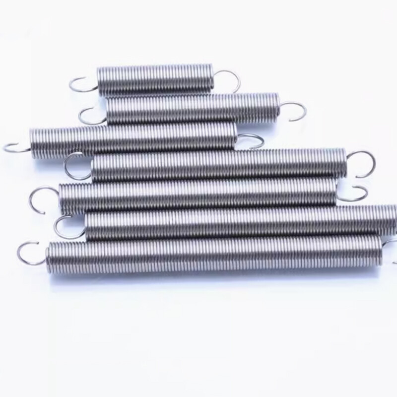 Hook Stainless Spring Expansion Extension Tension Springs Wire Dia 1mm ...