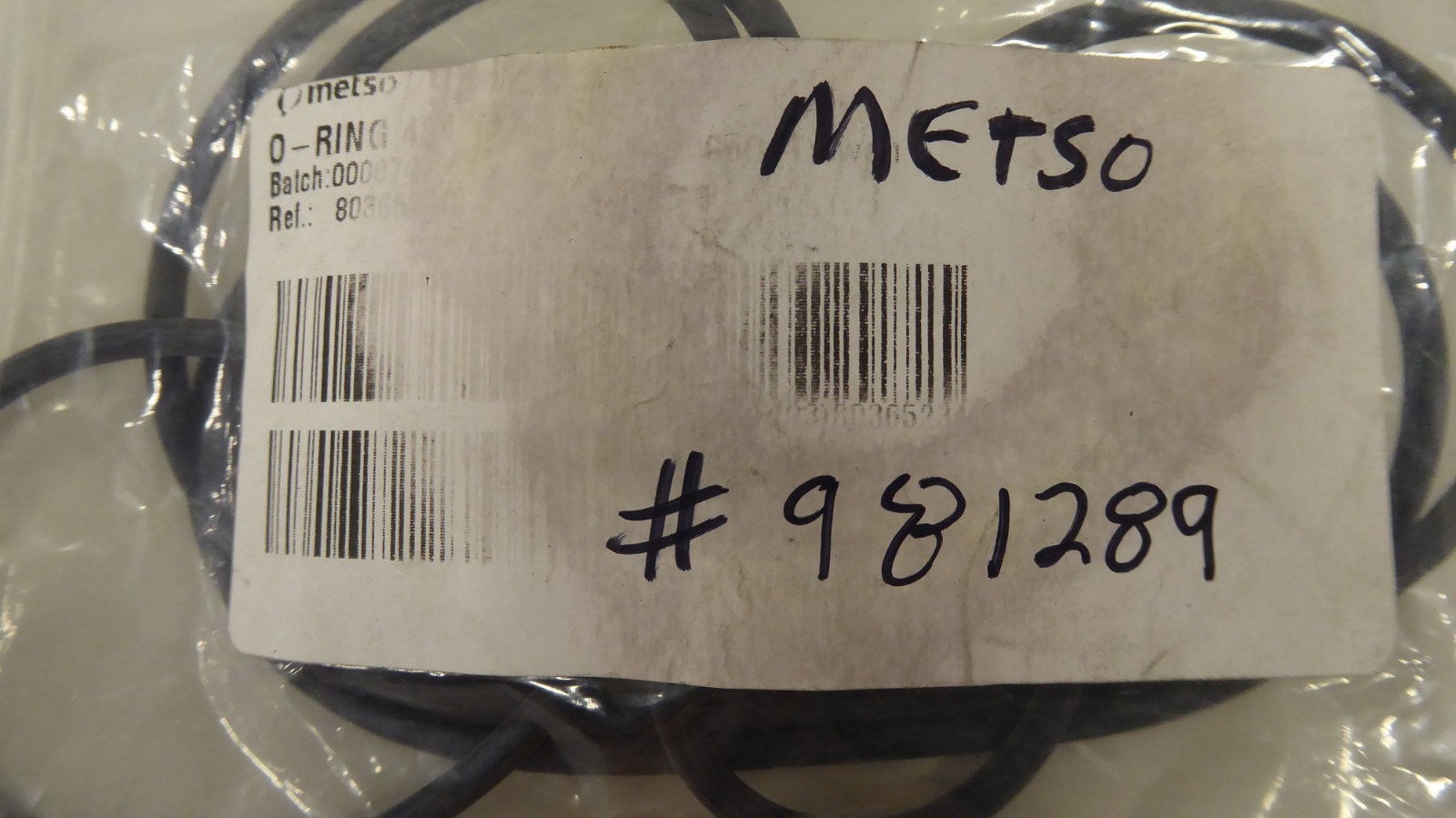 Metso 981289 O-Ring SA981289 for sale online | eBay
