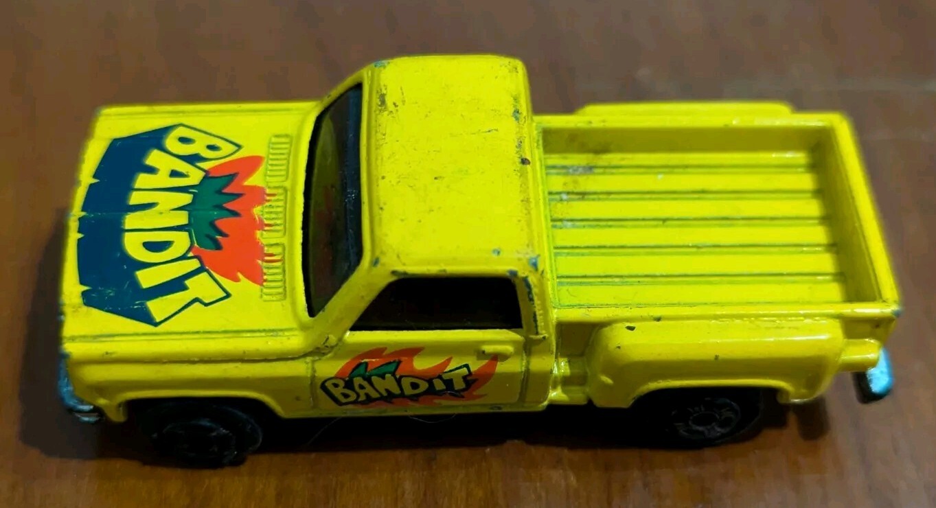 Vintage Diecast "Bandit" Yellow Chevrolet Pickup Truck Hong Kong | eBay