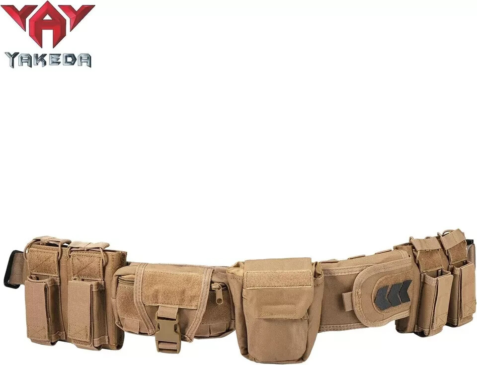 Tactical Battle Belt 7 in 1 Tactical Duty Belts Law Enforcement Airsoft ...