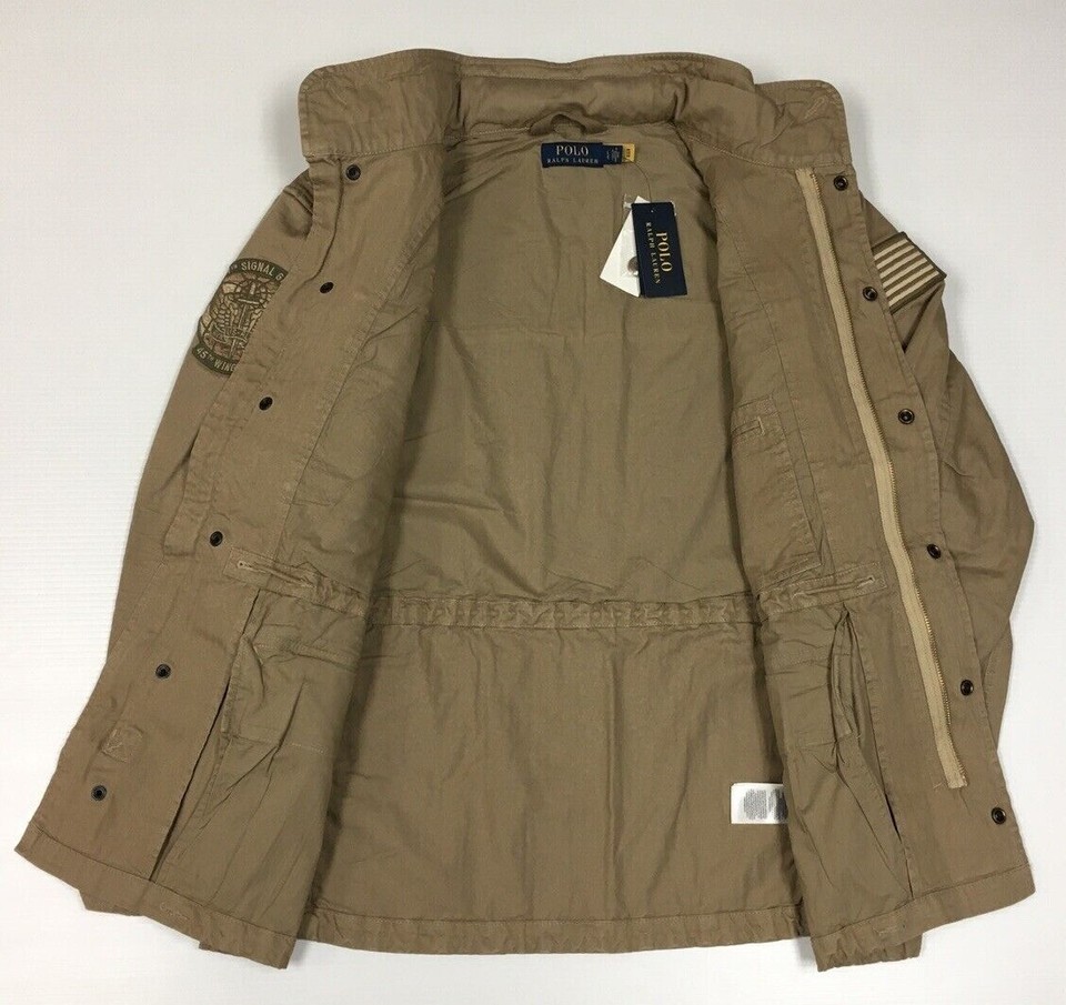 Polo Ralph Lauren M65 Military Army Paratrooper America Flag Desert ...