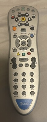 AT&T Uverse Remote Control Silver ⭐️ | eBay