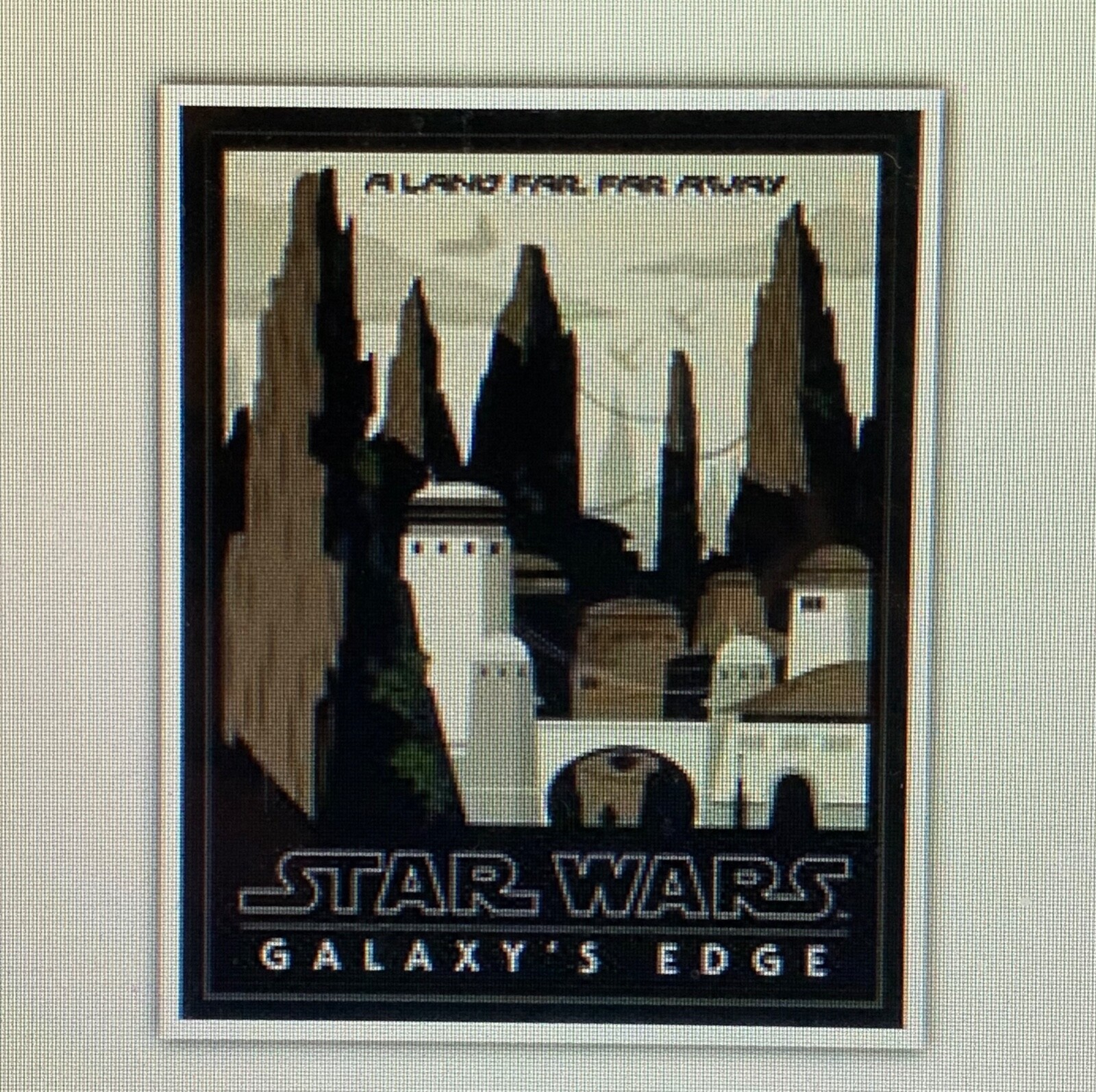 Disney Parks Star Wars Galaxy's Edge Attraction Poster Art Print 16 x ...