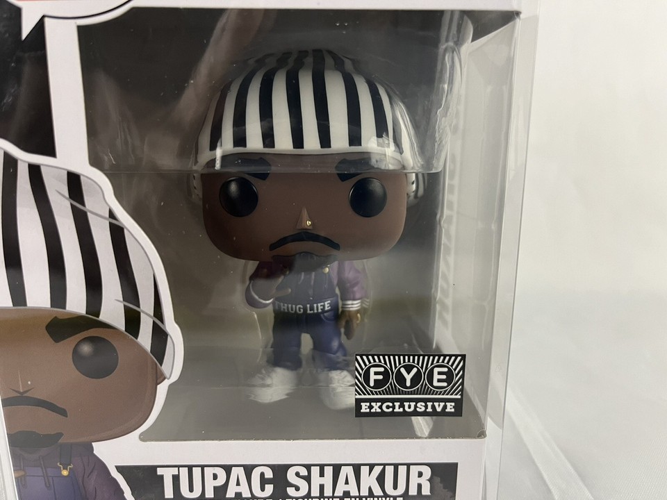 Funko Pop! #159 Rocks 2Pac FYE Exclusive Thug Life Overalls With Pop ...