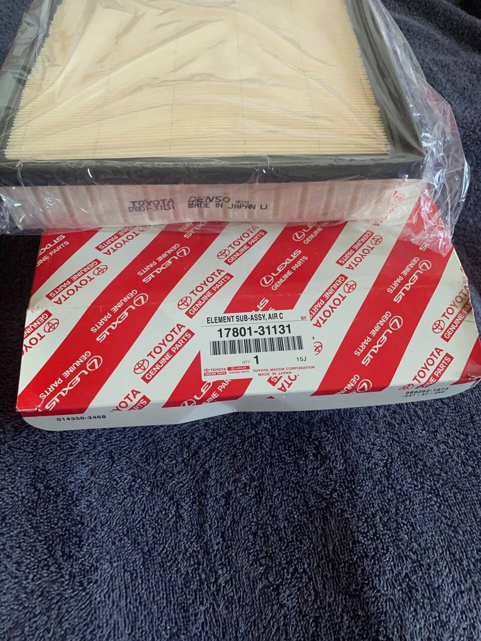 TOYOTA 17801-31131 - Air filter cross reference