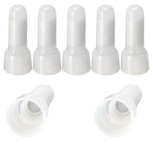 100 PCS/ Set Wire Terminal Connector Quick Joint Caps Spiral Pressure ...