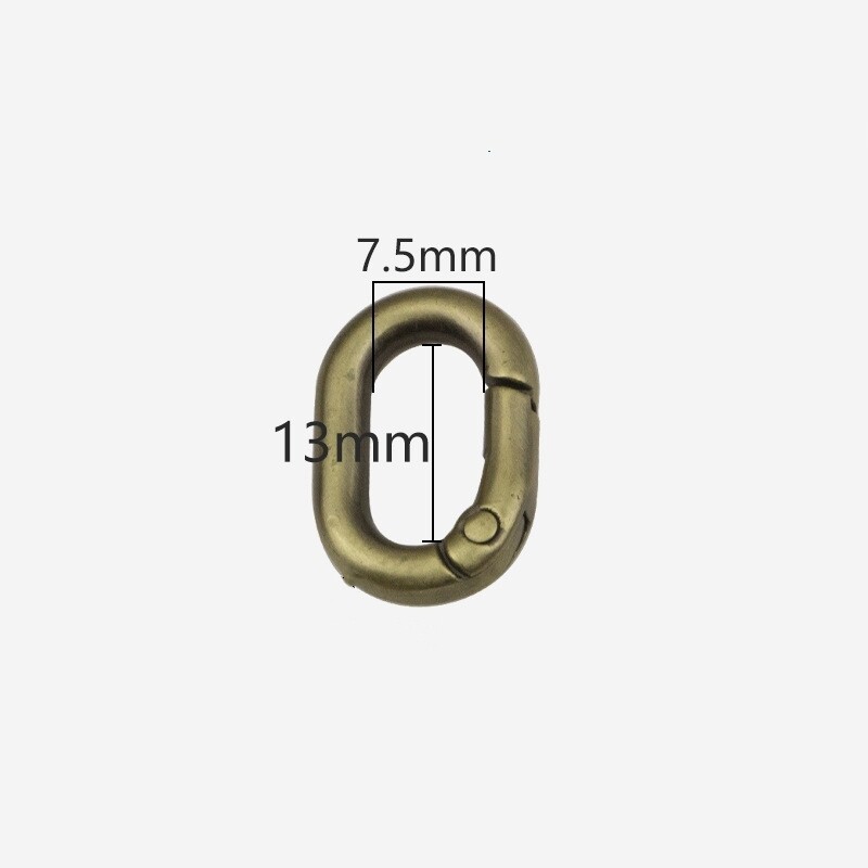 New Bag Clasps Oval Rectangular Spring Coil Clips For 13~40 mm Bag ...