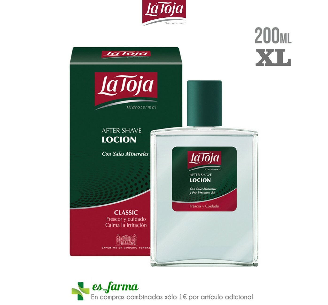 LA TOJA AFTER SHAVE LOCION AFEITADO HOMBRE MAN CLASSIC 200ML AFTERSHAVE ...