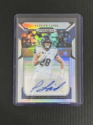 PATRICK LAIRD 2019 Panini Prizm Draft Picks Silver Rookie RC Auto ...