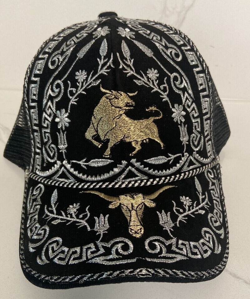 Silver Color Plated Hat Artisanal MeshBack Gris Gorra Artesanal ...