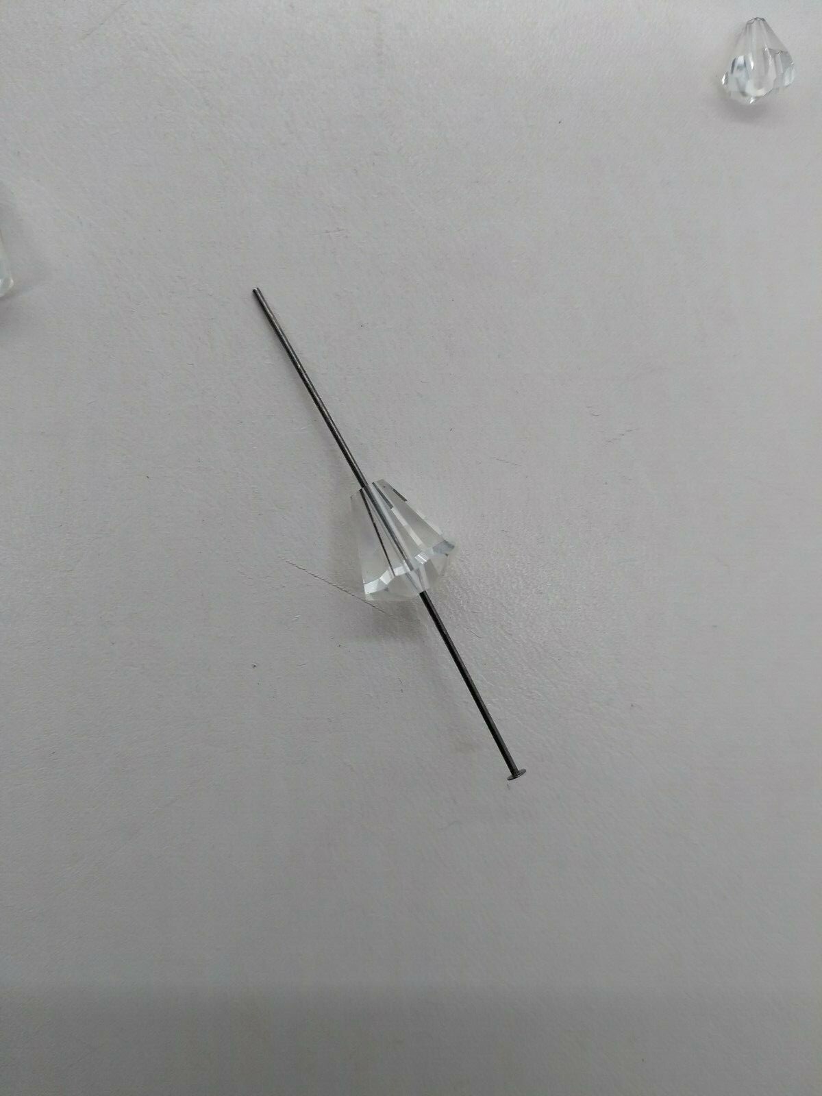 Swarovski Crystal Clear Faceted Cone 5400 Beads; 5 Size 6mm, 8mm, 9mm ...