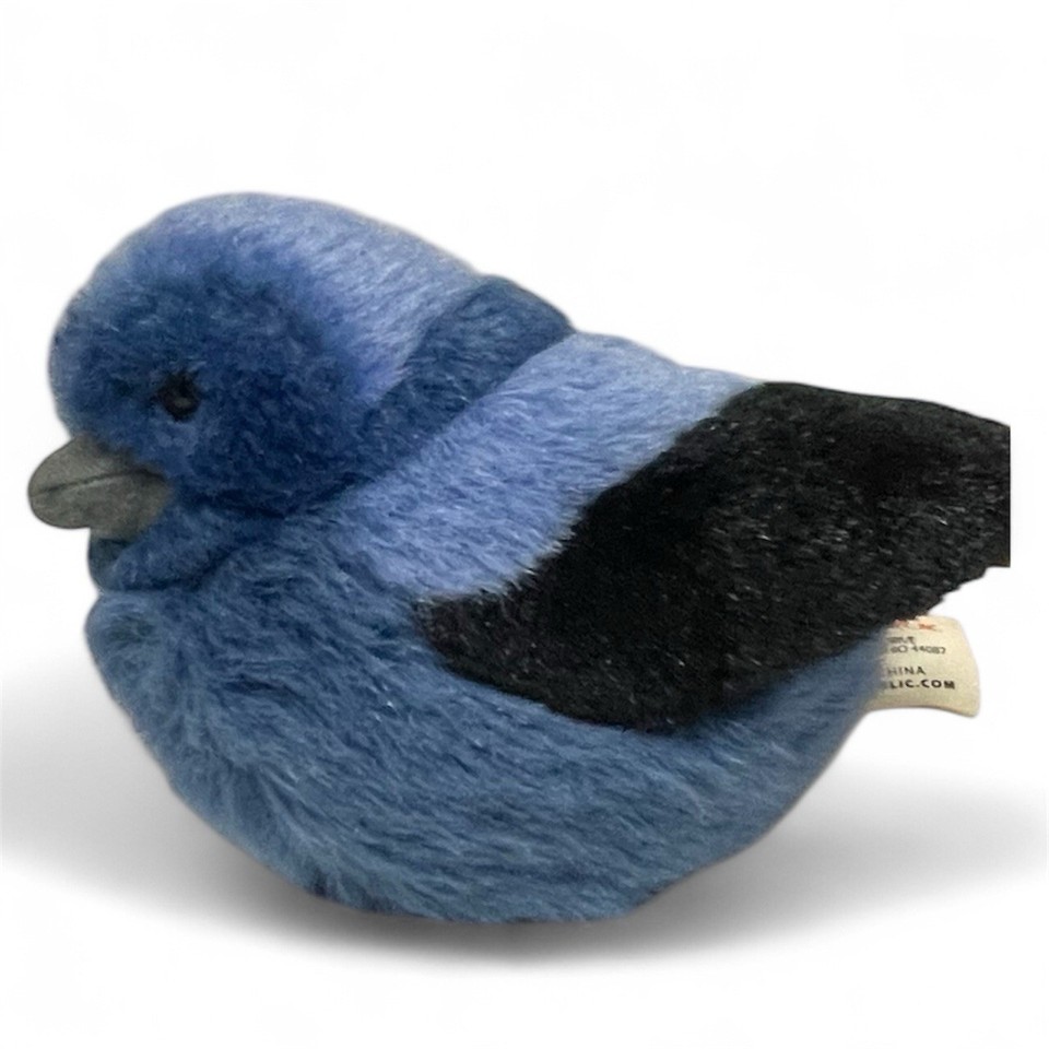 WILD REPUBLIC PURPLE MARTIN WITH Audubon REAL BIRD CALL PLUSH STUFFED ...
