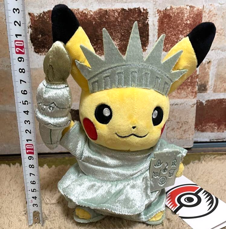 USA Pikachu Statue of Liberty America 2016 Plush Pokemon Center ...