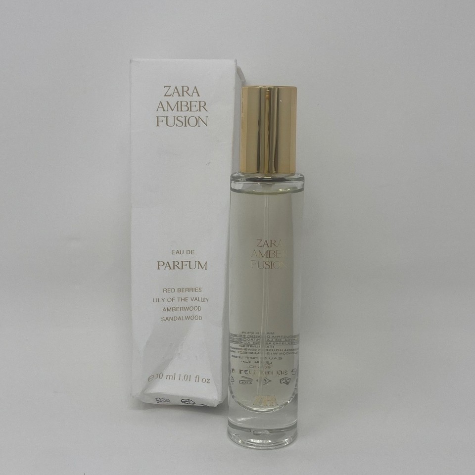 Zara Amber Fusion Eau de Parfum 1 fl oz Warm Amber Woody Women Unisex ...