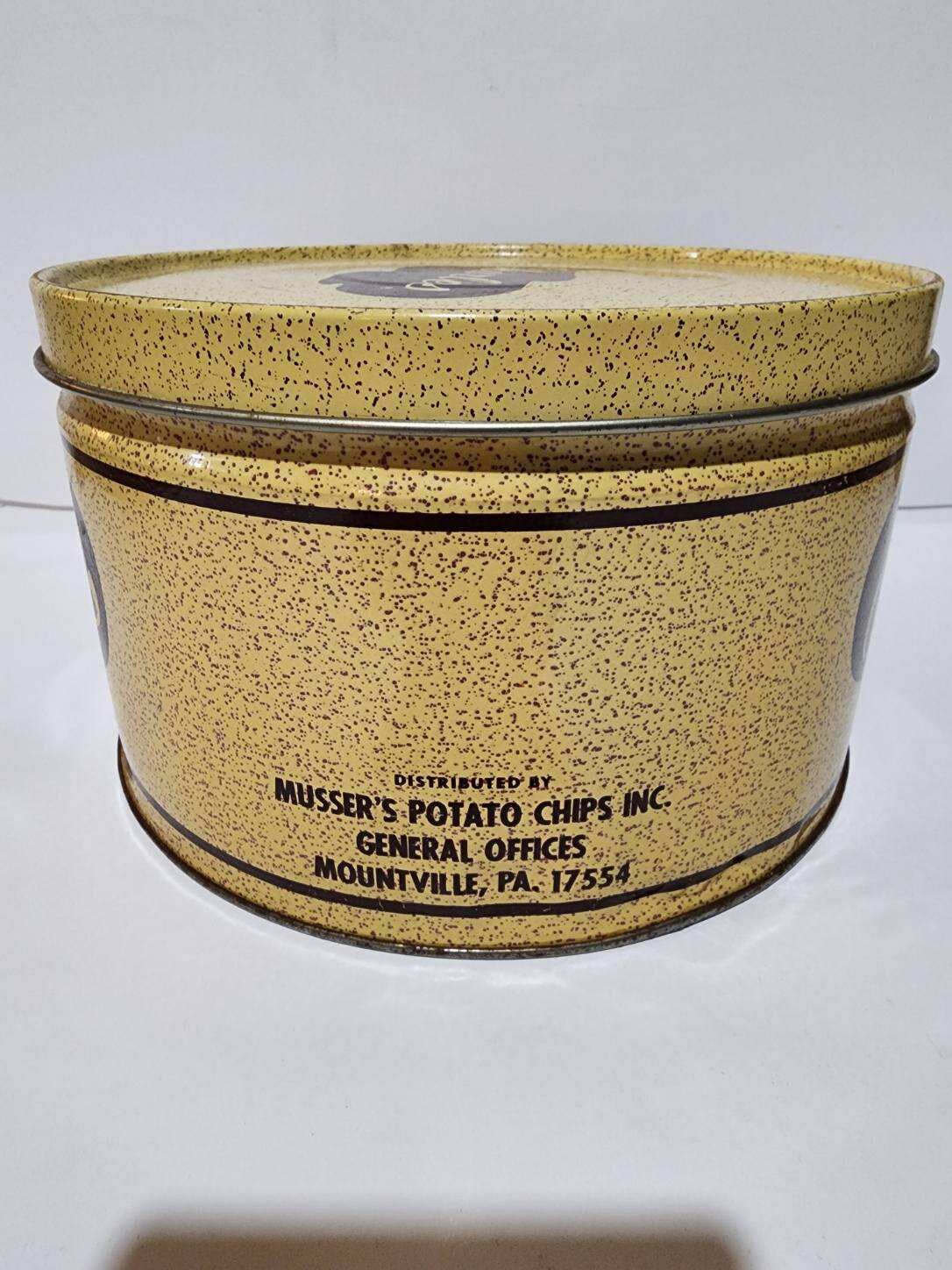 2 Vintage Charles Chips/ Cookies Empty Tin Can Canisters | eBay