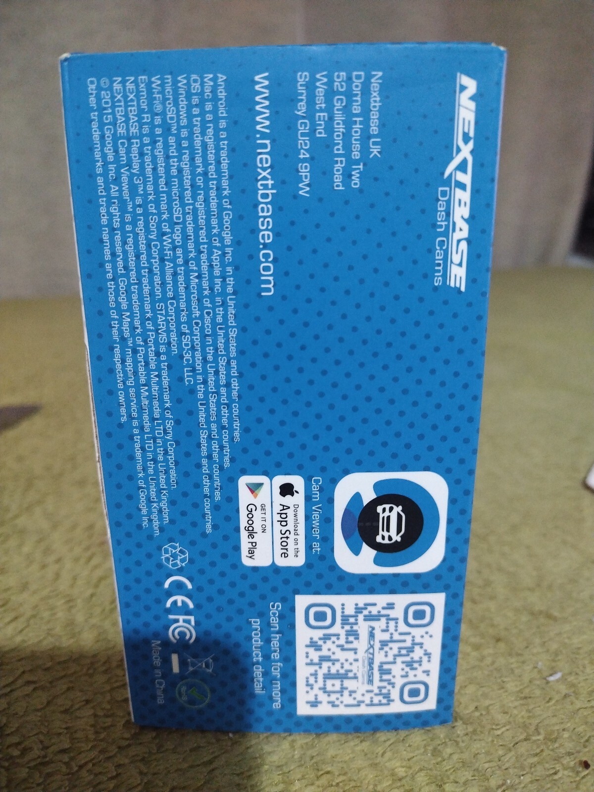 NEXTBASE 380GW 1080p HD Dash Camera - Black for sale online | eBay