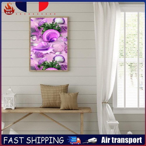 Beach Pearl Shell Diamond Embroidery Kits 5D DIY Decoration for Home ...