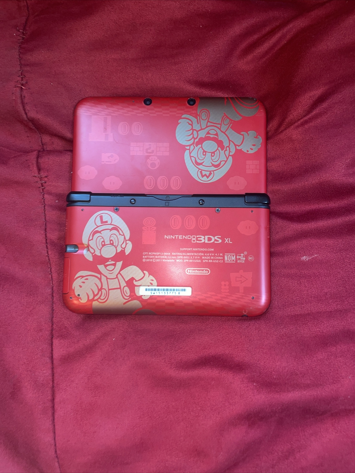Nintendo 3DS XL Limited Edition 1GB Red Handheld System 45496781347 | eBay