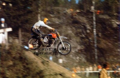 Husqvarna Enduro moto-cross race Torsten Hallman photograph motorcycle ...