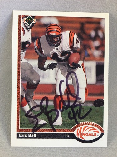 Eric Ball -UCLA- Cincinnati Bengals Autographed Card | eBay