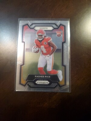 2023 Panini Prizm RASHEE RICE ROOKIE RC Card Kansas City Chiefs | eBay