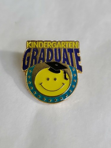 Kindergarten Graduate Lapel Hat Jacket Pin Smile Face | eBay