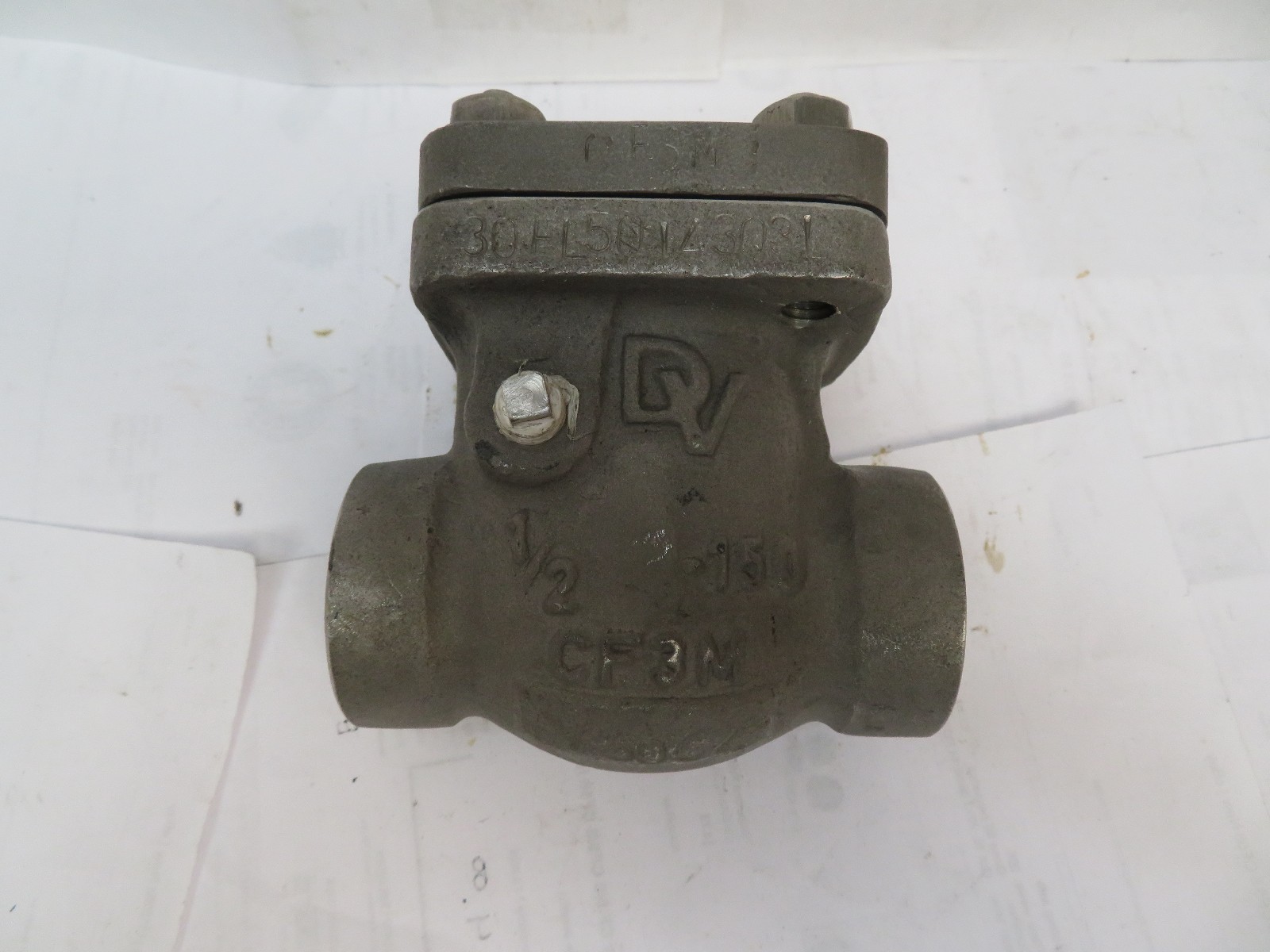 NEW DAVIS VALVE 1/2" MODEL 234 150 TYPE SCVM CF3M PP504 | eBay