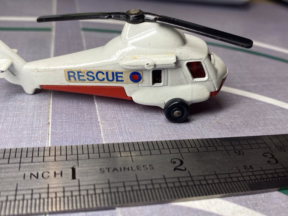 Matchbox 1976 Royal Navy Seasprite Rescue Helicopter, Chopper Medic Air ...