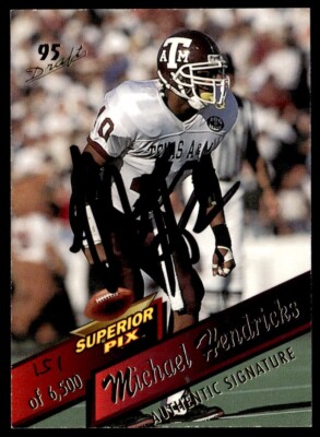 1995 Superior Pix #19 Michael Hendricks Autographs Texas A&M Aggies | eBay