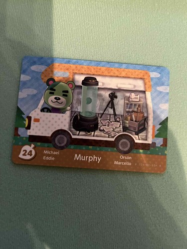 Carte Amiibo Animal Crossing 24 Murphy | eBay