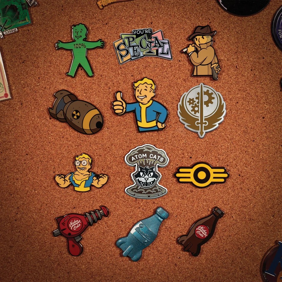 Fallout Enamel Pins Lot Official Bethesda Mystery Pin Series 2 Full Set ...