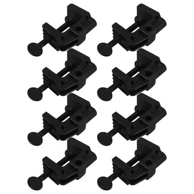 8pcs Desk Lamp Clamp - Plastic Table Light Fixture Clip - Table Mount ...