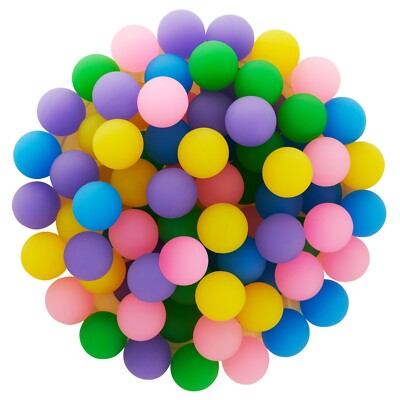85 Neon Bouncy Balls - 25mm - Small Ball for Pinata Fillers and Party ...