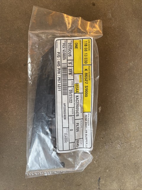 Genuine OEM Bumper Cover Bracket for Kia 86527S9000 for sale online | eBay