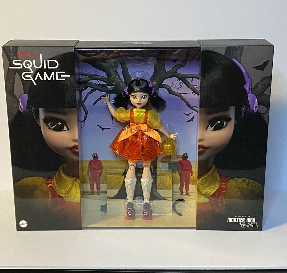New In Hand Monster High Skullector Series Squid Games Young Hee Doll ...