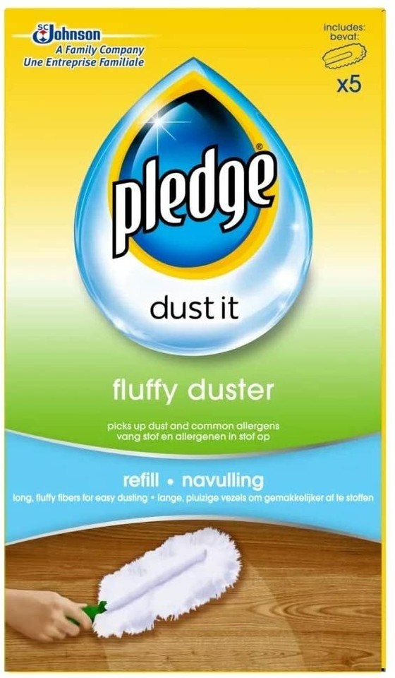 Pledge Fluffy Dusters Refills (5 per pack) Multiple Pack Sizes ...