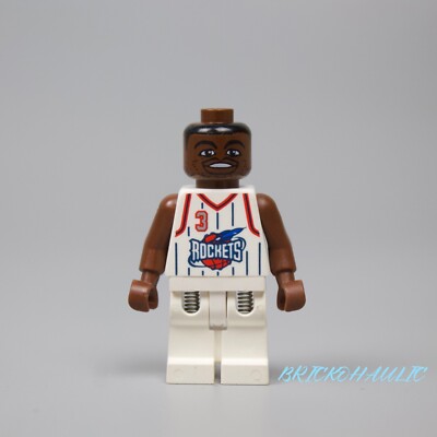 Lego Steve Francis 3564 Houston Rockets #3 Basketball Sports Minifigure ...