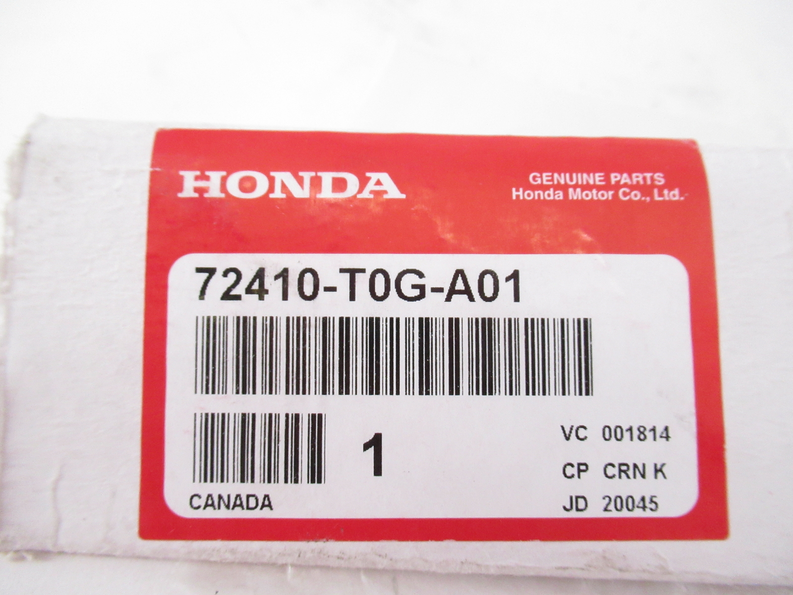Genuine OEM Honda 72410-T0G-A01 Passenger Front Belt Molding 2012-2016 ...