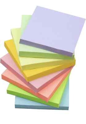2 x Sticky Post It Notes Removable Adhesive Memo Pads Reminder Sticky ...