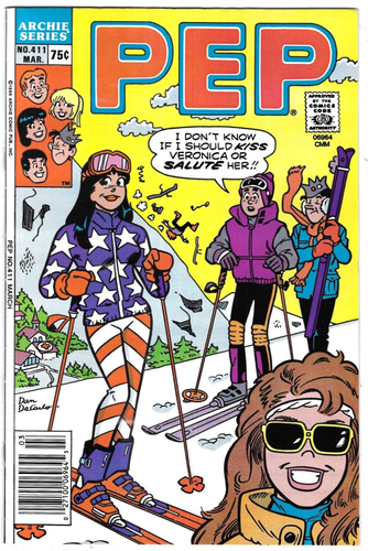 Pep Comic 411 First Print 1987 George Gladir Stan G Rudy Lapick Bill ...