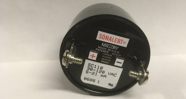 Mallory Sonalert SC110 Signaling Device Alarm 30-120 VAC for sale ...