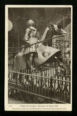 Military Armor postcard Tower of London Great Britain Knight Armor ...
