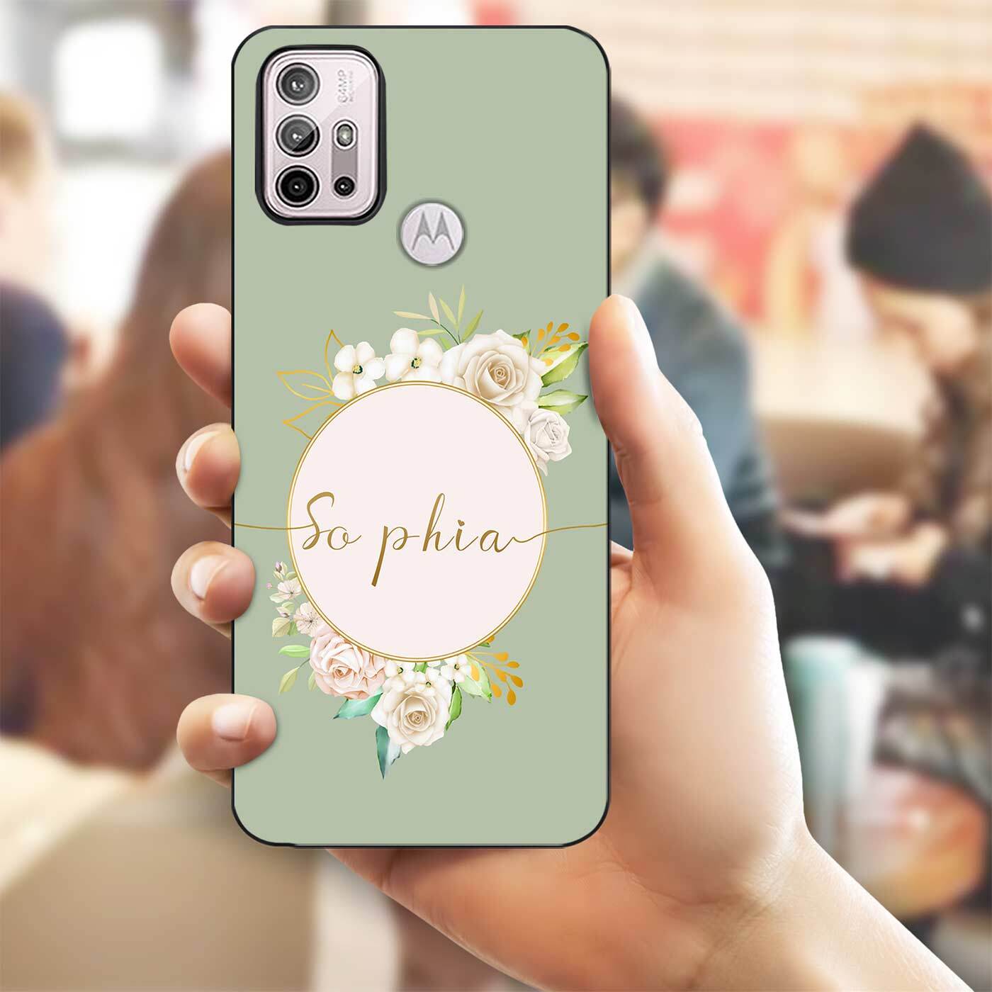 Silicone Phone Case For Motorola Moto E20 G62 E13 G54 Flower ...