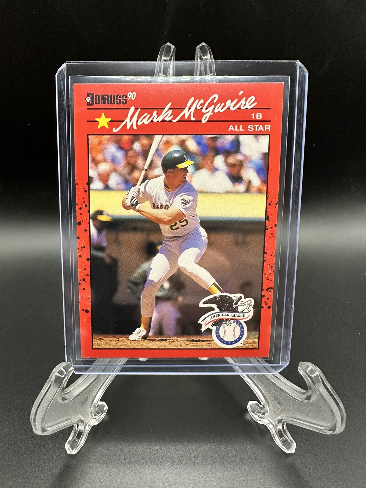 Mark McGwire 1990 Donruss Baseball Card 697 Oakland Athletics All-Star ...