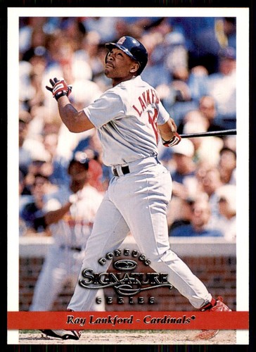 1997 Donruss Signature Ray Lankford St. Louis Cardinals #15 MLB ...